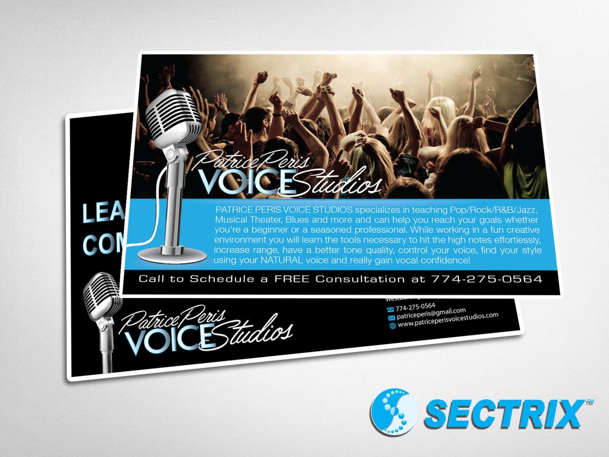 Patrice Peris Voice Studios Post Card | SECTRIX